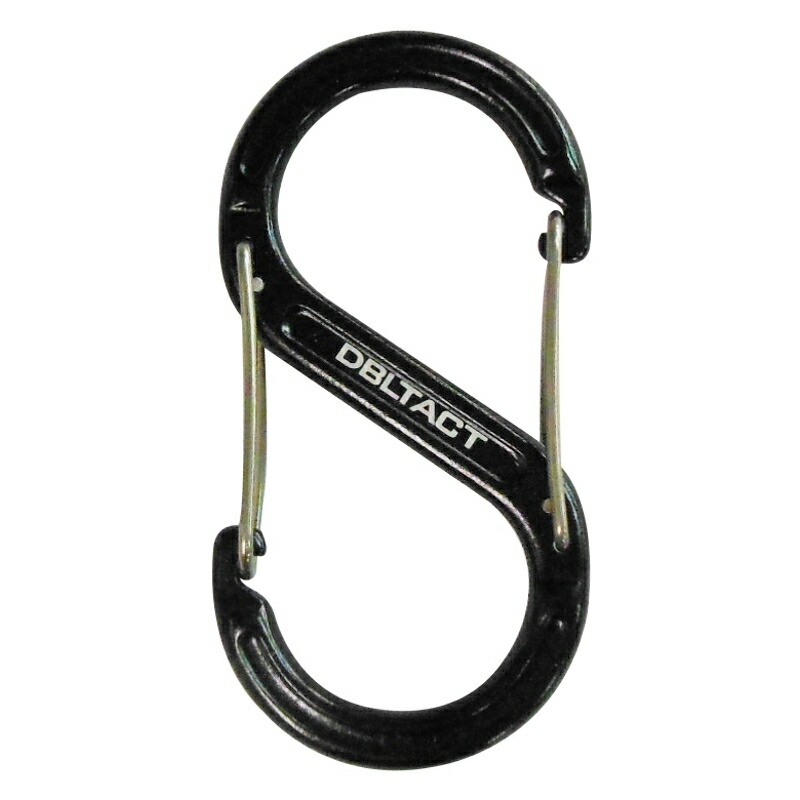 【楽天市場】DBLTACT アルミS型カラビナ 60mm ブラック 三共コーポレーション DT-AKS-60B：雑貨＆カー用品 アーティクル