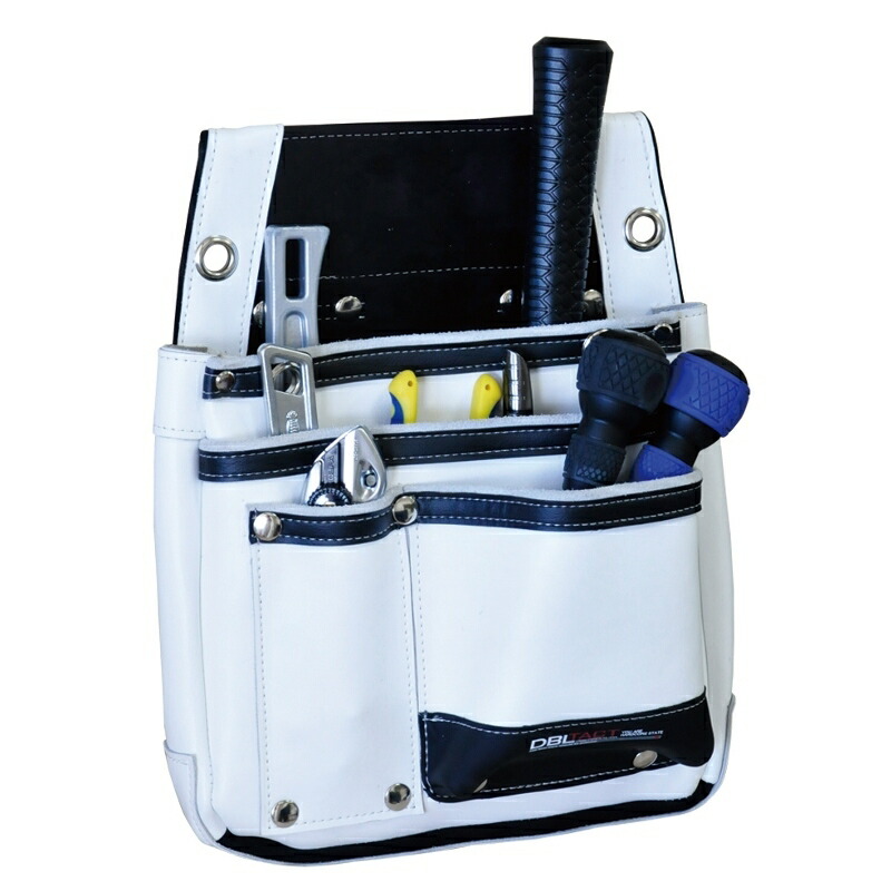 【楽天市場】DBLTACT 本革卓越 釘袋 2段 ホワイト DTL-07-WH 三共コーポレーション：雑貨＆カー用品 アーティクル