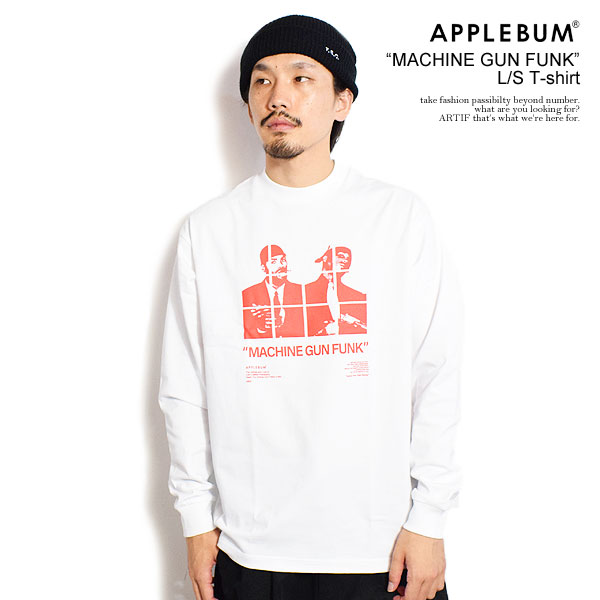 【楽天市場】APPLEBUM アップルバム “MACHINE GUN FUNK” L/S T-shirt 7.1oz メンズ Tシャツ 長袖 ...