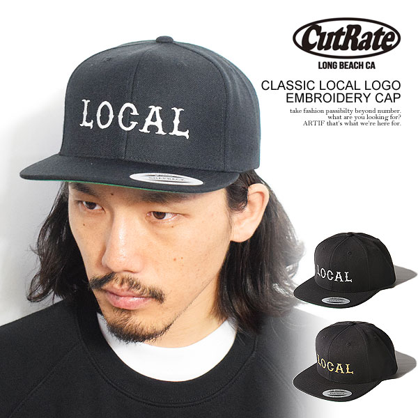 【楽天市場】CUTRATE カットレイト CLASSIC LOCAL LOGO EMBORIDERY CAP cutrate メンズ キャップ ベースボールキャップ 送料無料 ストリート：ARTIF