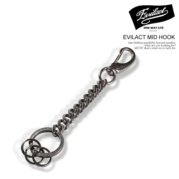 【楽天市場】EVILACT イーブルアクト EVILACT MID HOOK メンズ キーフック キーホルダー キーチェーン 送料無料 ストリート：ARTIF