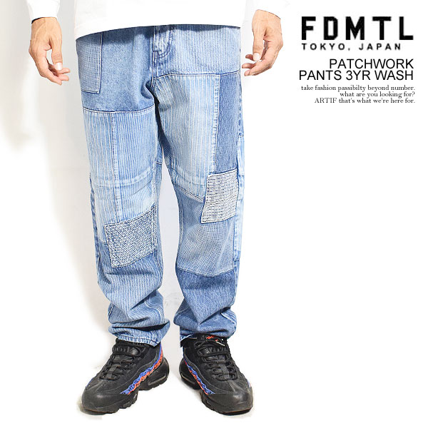 【楽天市場】30％OFF SALE セール FDMTL ファンダメンタル PATCHWORK PANTS 3YR WASH メンズ パンツ デニム インディゴ 送料無料 ストリート：ARTIF