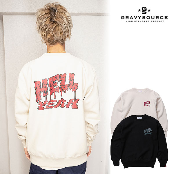 【楽天市場】50％OFF SALE セール GRAVYSOURCE グレイビーソース HELL CREW メンズ スウェット 送料無料：ARTIF