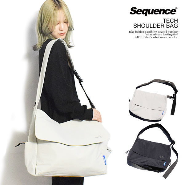 【楽天市場】SEQUENZ シークエンズ TECH SHOULDER BAG メンズ ショルダーバッグ バッグ ポストマンバッグ ストリート：ARTIF