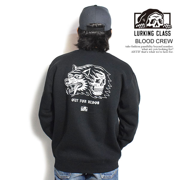 【楽天市場】30％OFF SALE セール LURKING CLASS ラーキングクラス BLOOD CREW メンズ スウェット トレーナー ...