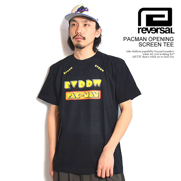 【楽天市場】reversal × PAC-MAN リバーサル PACMAN OPENING SCREEN TEE メンズ Tシャツ 半袖 ...