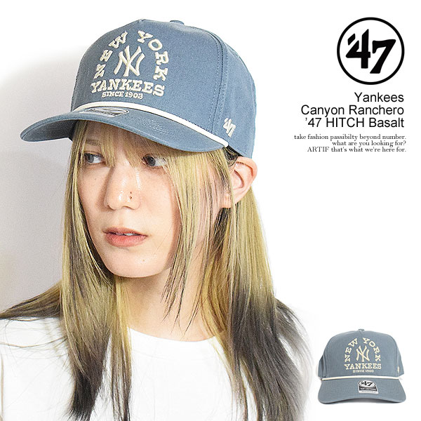 【楽天市場】'47 フォーティーセブン Yankees Canyon Ranchero ’47 HITCH Basalt メンズ キャップ 5 ...