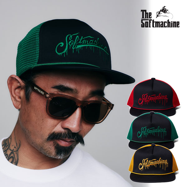【楽天市場】40％OFF SALE セール SOFTMACHINE ソフトマシーン DRIPPING LOGO CAP(MESH CAP) メンズ キャップ 送料無料：ARTIF