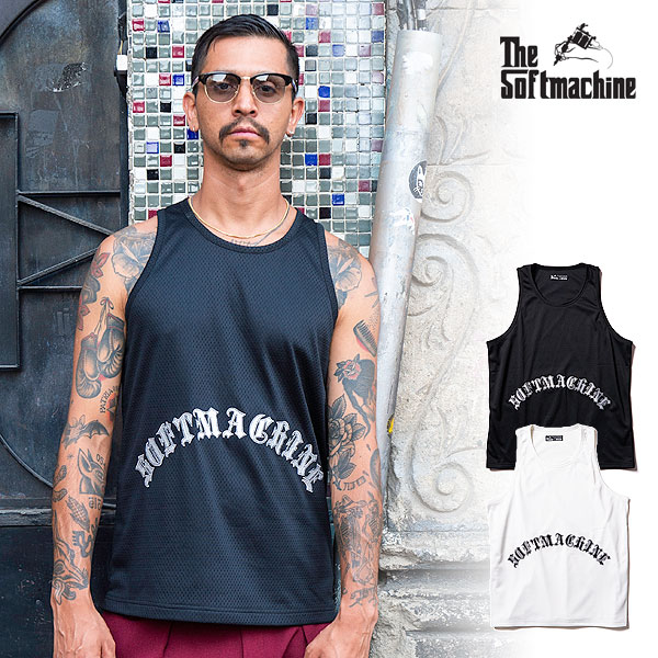 【楽天市場】2023 夏 先行予約 6月～7月入荷予定 SOFTMACHINE ソフトマシーン EAST SIDE TANK(DOUBLE MESH TANK TOP) メンズ タンクトップ ...