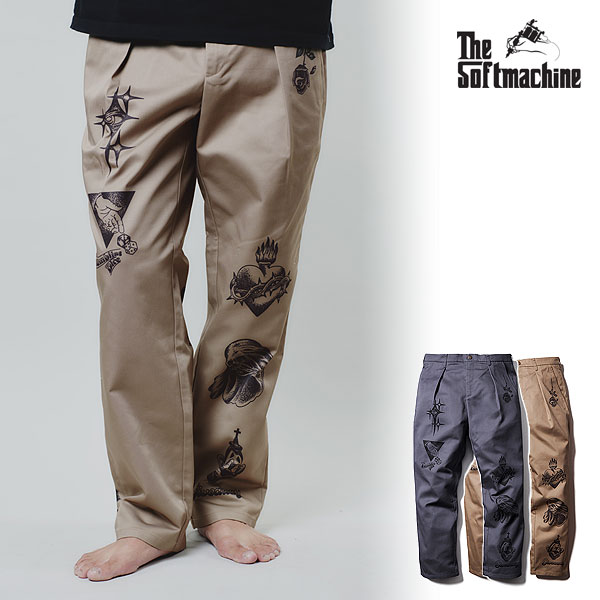 【楽天市場】2024 春夏 先行予約 3月～4月入荷予定 SOFTMACHINE ソフトマシーン SCRAWL PANTS(WORK PANTS) メンズ パンツ 送料無料 キャンセル不可：ARTIF