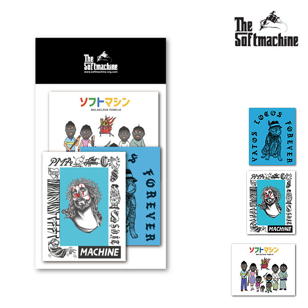【楽天市場】2024 春夏 先行予約 1月～2月入荷予定 SOFTMACHINE ソフトマシーン SM STICKER SET(STICKER SET) メンズ ステッカー キャンセル不可：ARTIF