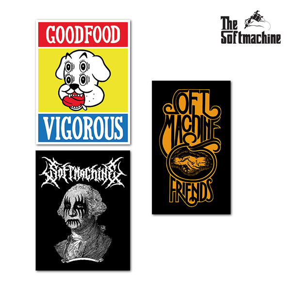 【楽天市場】SOFTMACHINE ソフトマシーン SM STICKER SET(STICKER SET) メンズ ステッカー：ARTIF