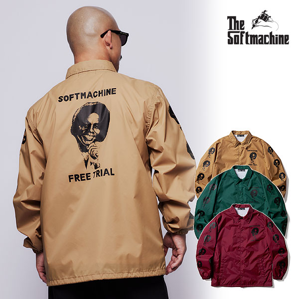 【楽天市場】2024 夏 先行予約 8月～9月入荷予定 SOFTMACHINE ソフトマシーン SOUL MAN JK(COACH JACKET) メンズ ジャケット 送料無料 キャンセル不可 ...