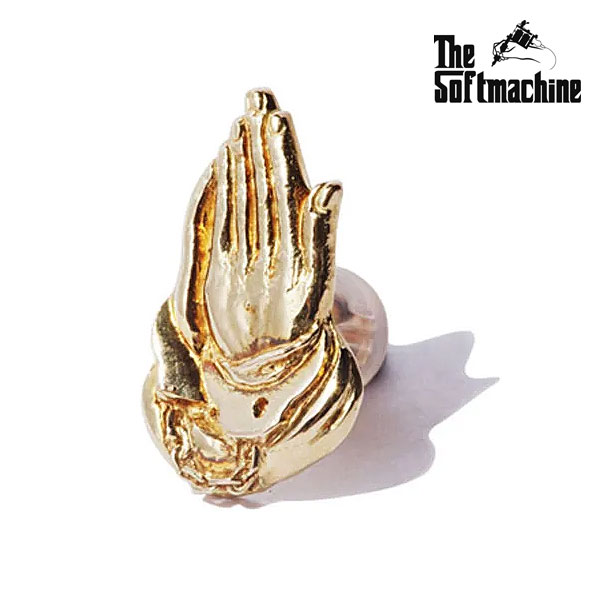 【楽天市場】【受注生産商品 (3週間～1ヶ月)】 SOFTMACHINE ソフトマシーン PRAY PIERCE -K18- メンズ ピアス 送料無料 キャンセル不可：ARTIF