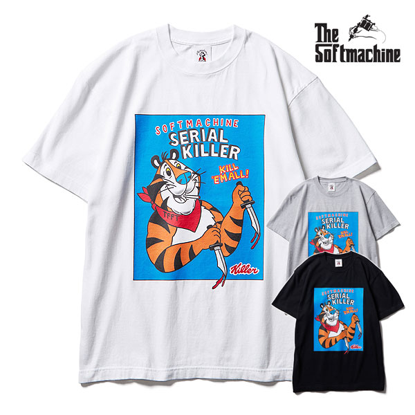 【楽天市場】2025 春夏 先行予約 5月～6月入荷予定 SOFTMACHINE ソフトマシーン SERIAL KILLER-T(T-SHIRTS) メンズ Tシャツ 送料無料 キャンセル不可 ...