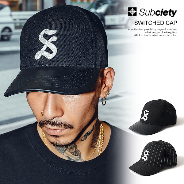 【楽天市場】SUBCIETY サブサエティ SWITCHED CAP メンズ キャップ ベースボールキャップ ローキャップ 送料無料 ...