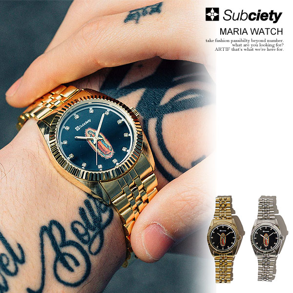 【楽天市場】SUBCIETY サブサエティ MARIA WATCH subciety メンズ 腕時計 リストウォッチ 送料無料 ストリート：ARTIF