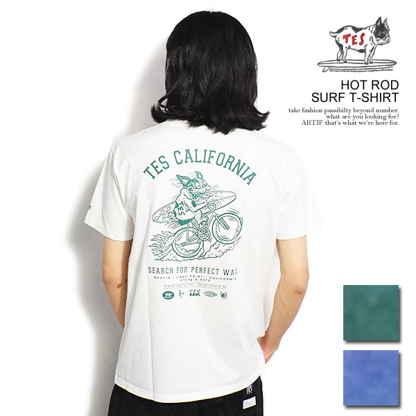 【楽天市場】The Endless Summer エンドレスサマー TES HOT ROD SURF T-SHIRT メンズ Tシャツ 半袖 ...