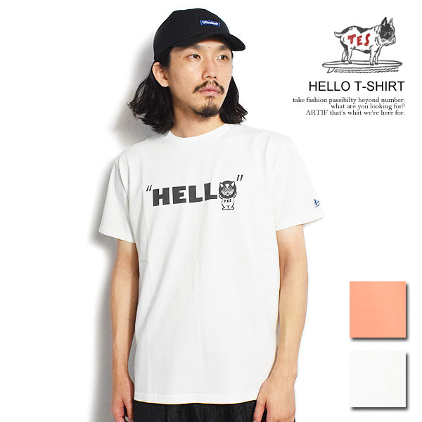 【楽天市場】The Endless Summer エンドレスサマー TES HELLO T-SHIRT メンズ Tシャツ 半袖 TES US ...