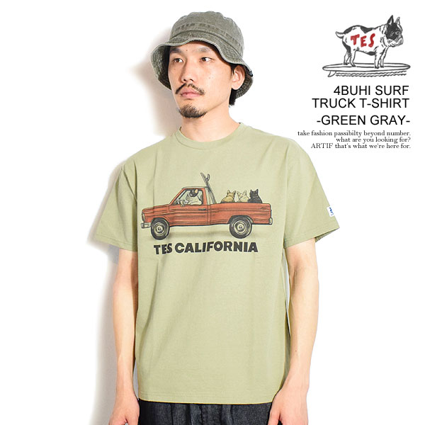 【楽天市場】The Endless Summer エンドレスサマー TES 4BUHI SURF TRUCK T-SHIRT -GREEN ...