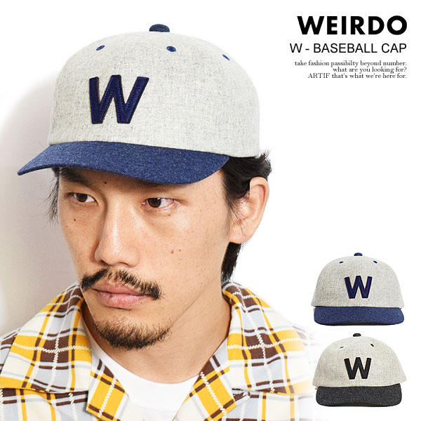 【楽天市場】WEIRDO ウィアード W - BASEBALL CAP メンズ キャップ ベースボールキャップ ウールキャップ ツートーン ...