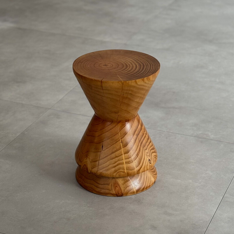 天然木 Conical Stool 丸太スツール H45 W31【ART OF BLACK】
