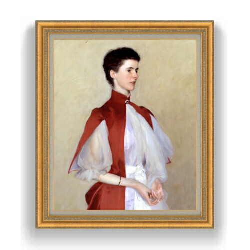 【楽天市場】【油絵 直筆仕上げ】サージェント Portrait of Mrs Robert Harrison F20 【油彩 キャンバス 国内 ...