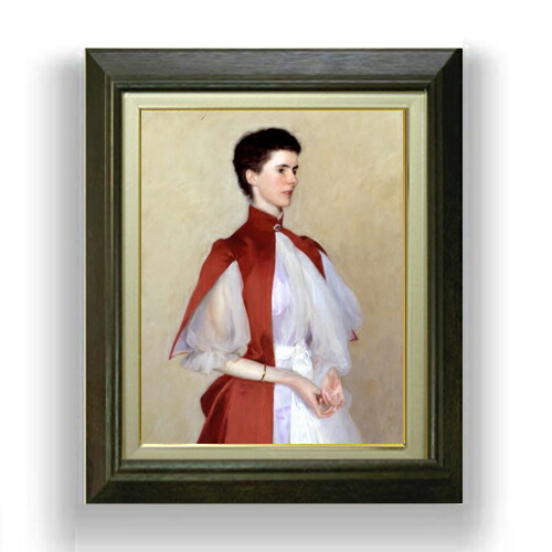 【楽天市場】【油絵 直筆仕上げ】サージェント Portrait of Mrs Robert Harrison F6 【額入り】 絵画 販売 6 ...
