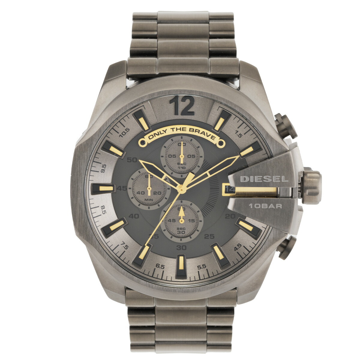 【楽天市場】ディーゼル Diesel 時計 腕時計 MEGA CHIEF メガチーフ メンズ DZ4466 クロノグラフ ガンメタル ゴールド ...