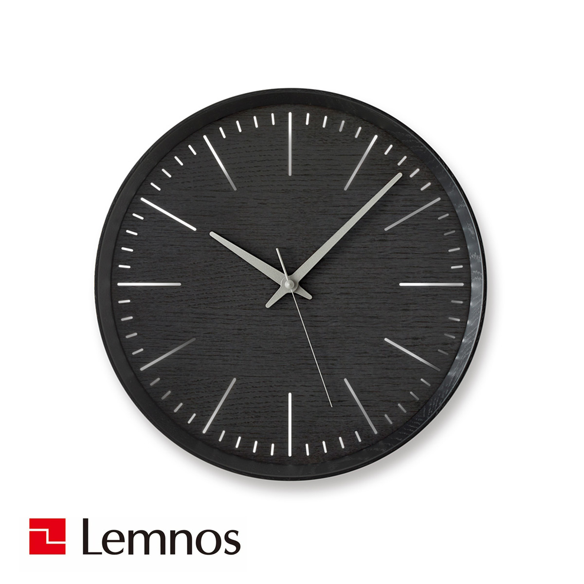 【楽天市場】Fluct フラクト【ブラック】 DFI21-07 BK / 壁掛け時計 / 日本製 / Lemnos / レムノス / タカタ ...