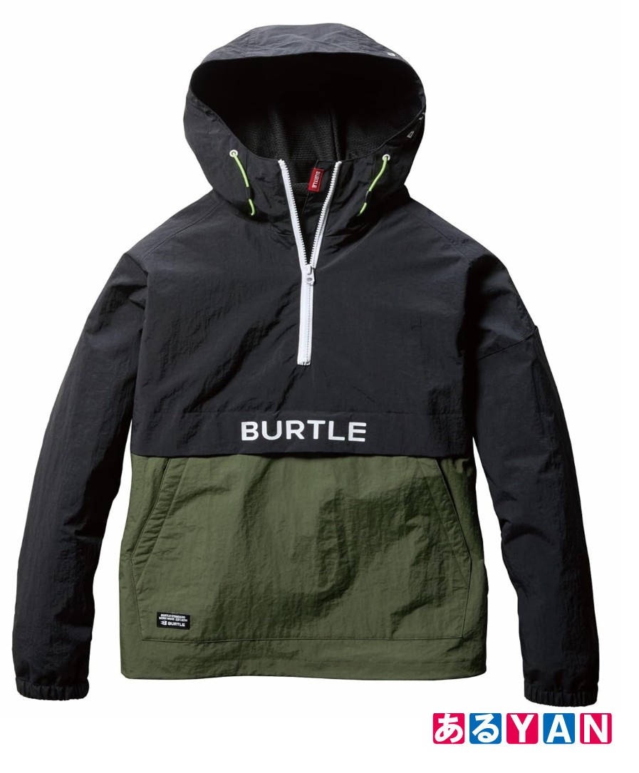 【楽天市場】BURTLE(バートル) アノラックパーカー ミルスグリーン 4054 14 M 新品送料無料：あるYAN