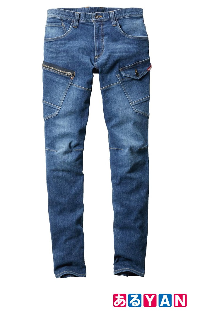 【楽天市場】BURTLE バートル 秋冬用カーゴパンツ インディゴ 5002 45 L 新品送料無料：あるYAN