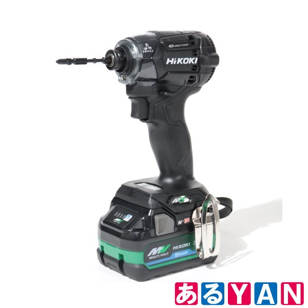 【楽天市場】HiKOKI コードレスインパクトドライバ WH36DC 2XPBSZ ストロングブラック 36V Bluetooth搭載 バッテリBSL36A18BX×2・充電器UC18YDL2 ...