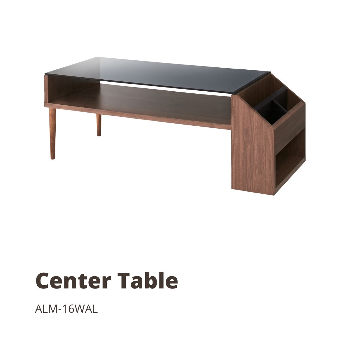 【楽天市場】センターテーブル 収納付き W105×D45×H38 ALM-16WAL：アサヒペンストア楽天市場店