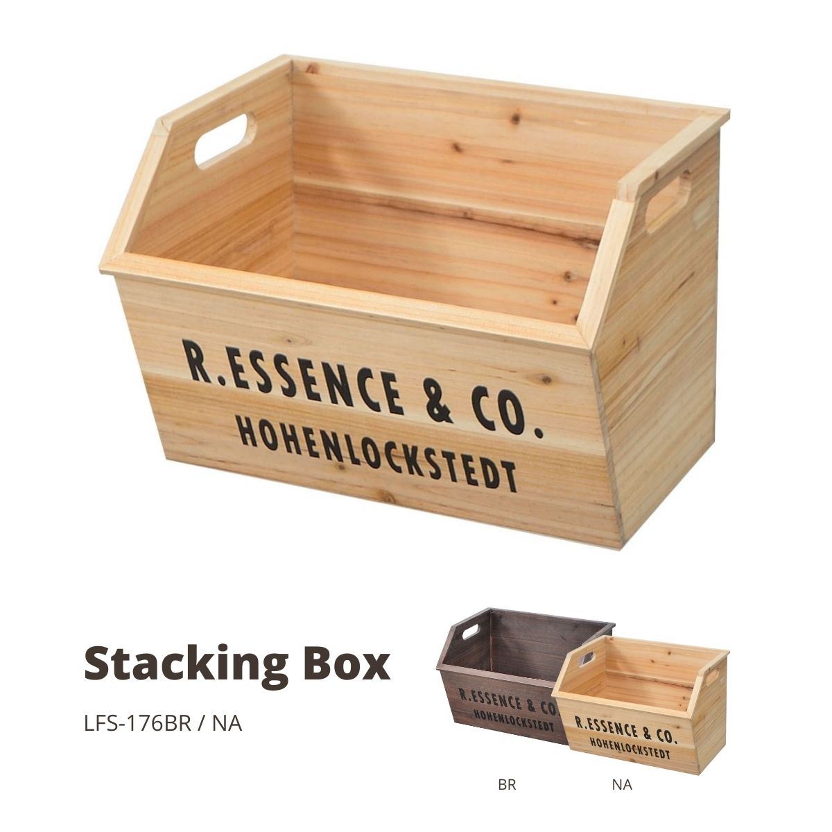 【楽天市場】【ポイント5倍 4/4 20:00～4/10 01:59まで】スタッキングボックス ナチュラル LFS-176NA：アサヒペン ...