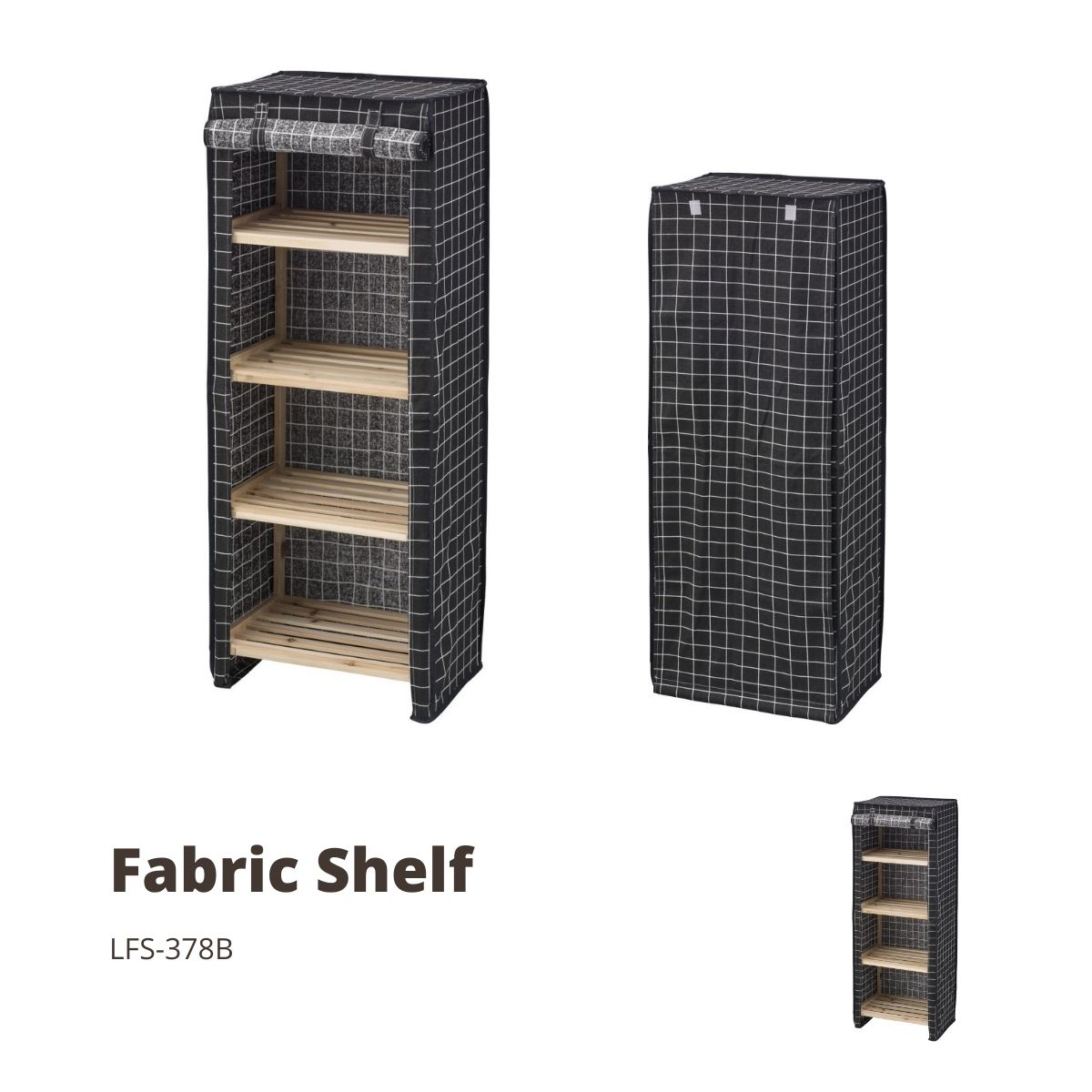【楽天市場】ファブリックシェルフ ブラック LFS-378B：アサヒペンストア楽天市場店