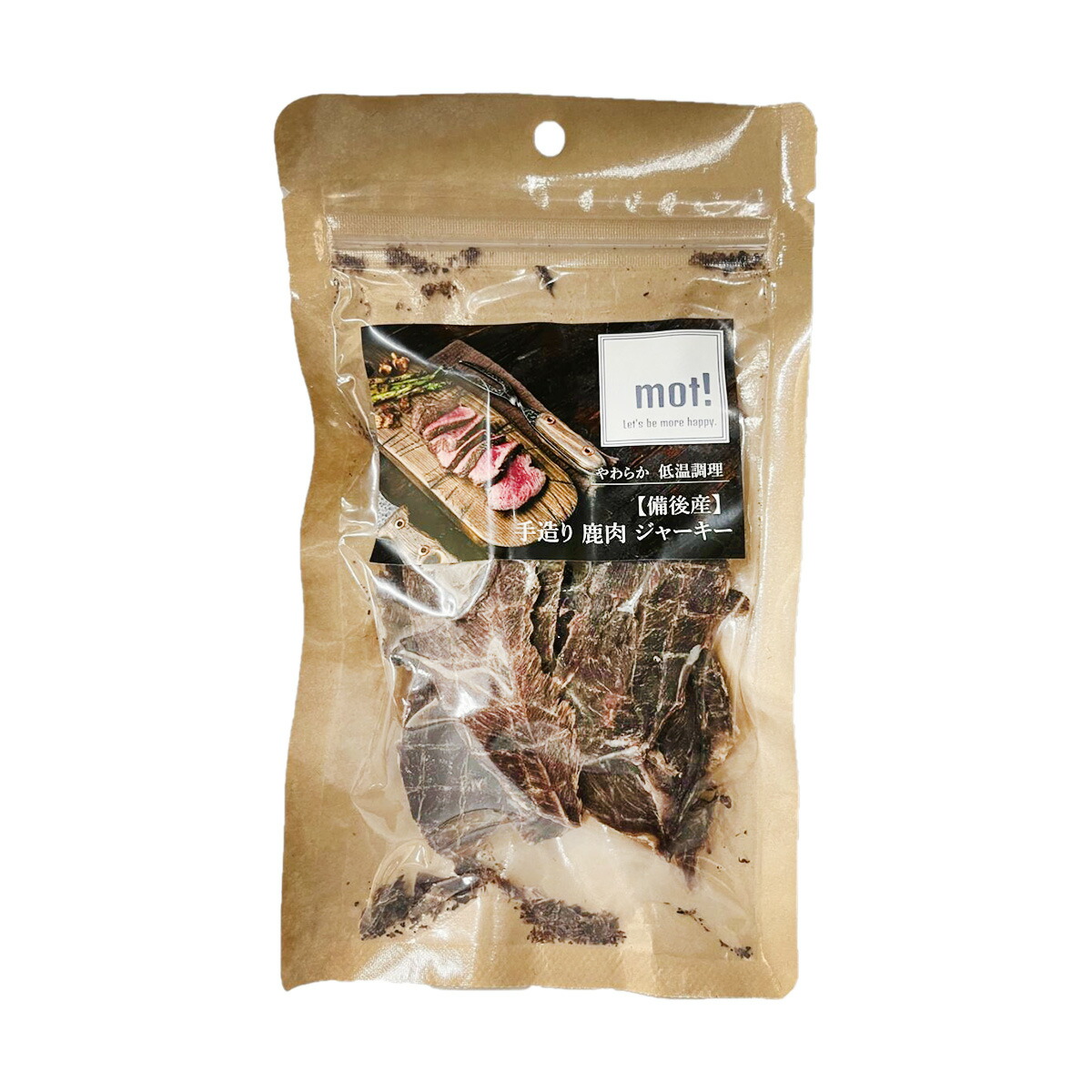 【楽天市場】mot! 手造り鹿肉ジャーキー 40g FLF ドッグフード ペットスナック 犬用おやつ 日本製 ペット用品 ペット：アサヒペンストア楽天市場店