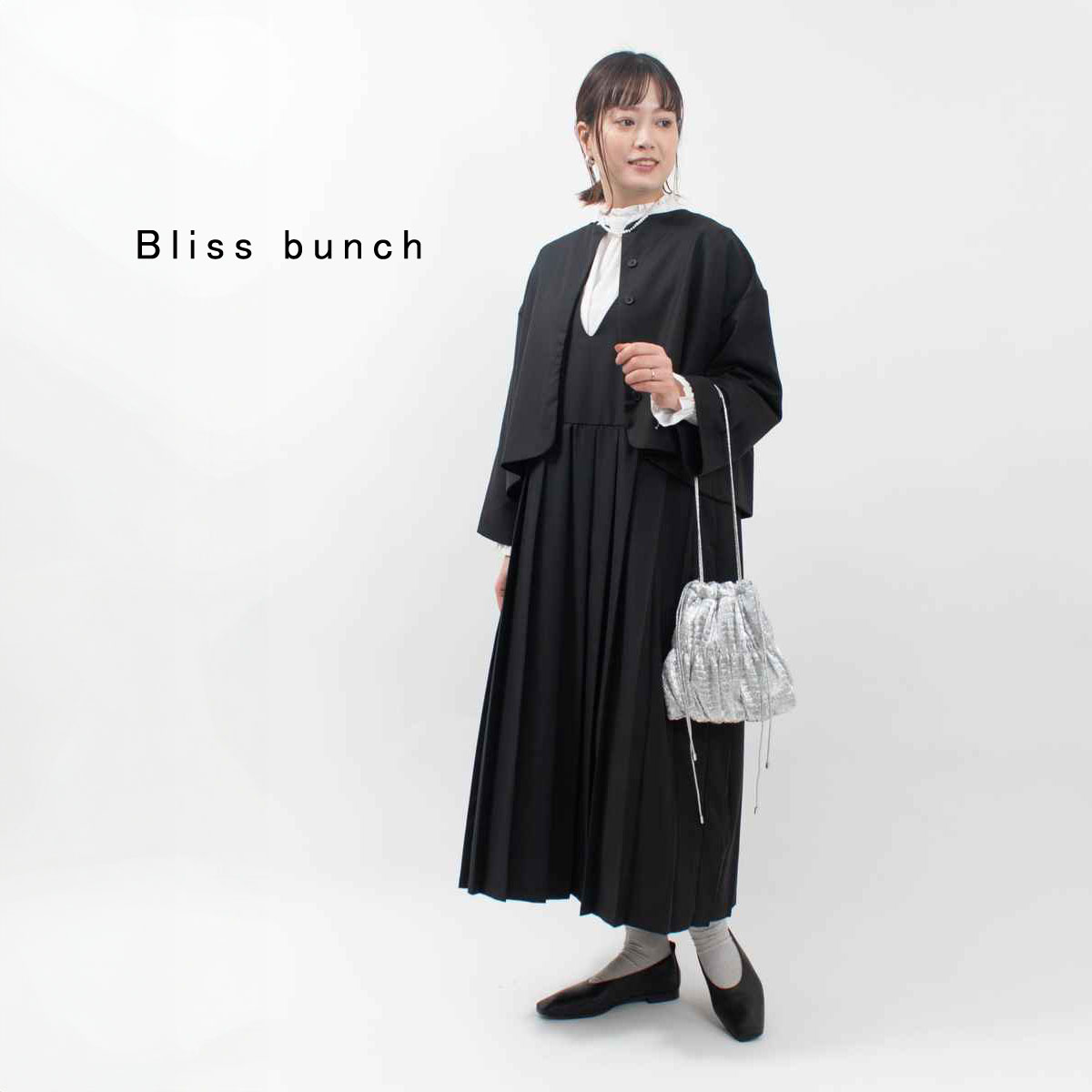 【楽天市場】Bliss bunch ブリスバンチ アンサンブルOP（ジャケット＋切替プリーツOP） 751-234 レディース オケージョン フォーマル セットアップ ファッション セレモニー ...