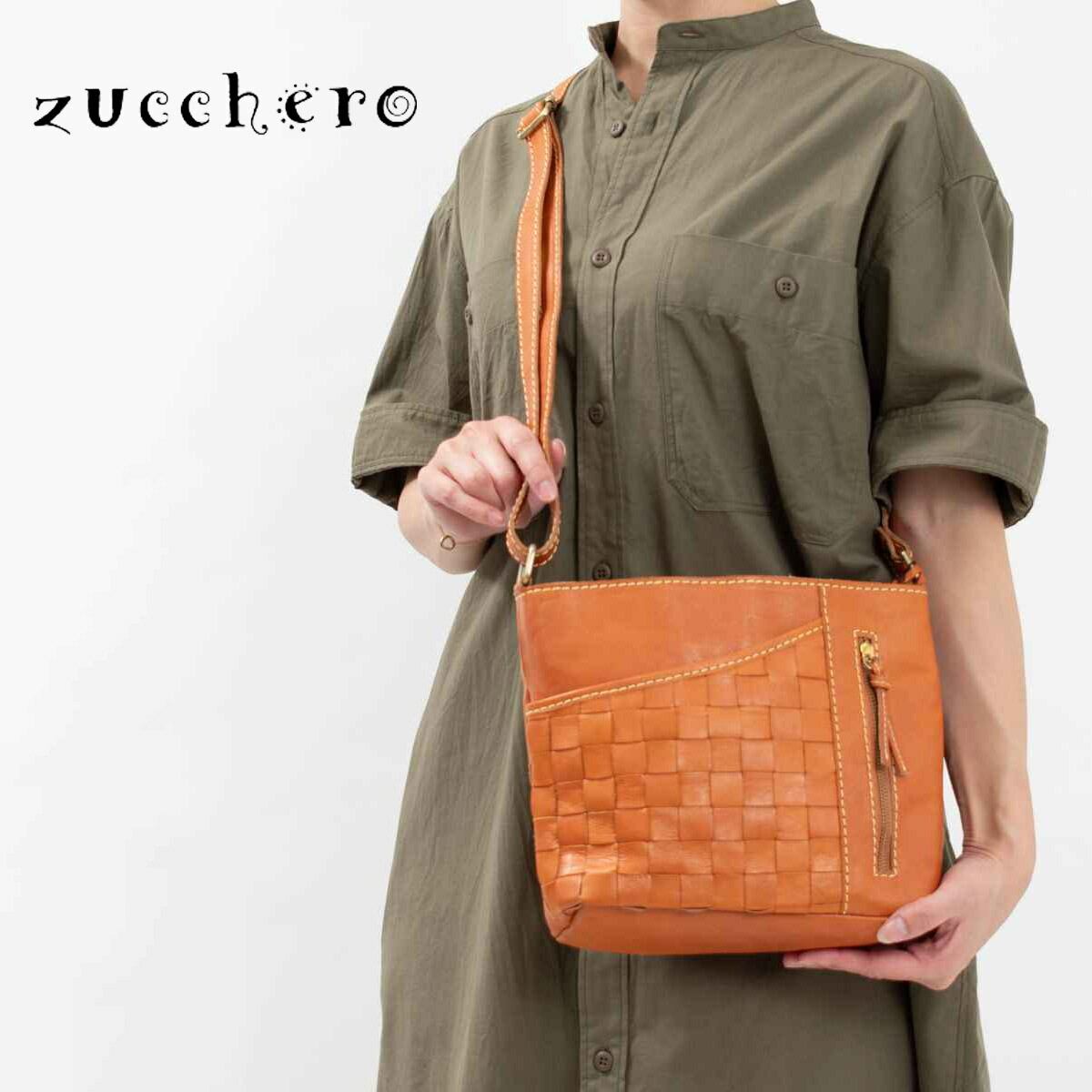 【楽天市場】【10％OFFクーポン対象】zucchero ズッケロ ショルダーバッグ49800 レザー 革 ナチュラル ファッション 大人 ...