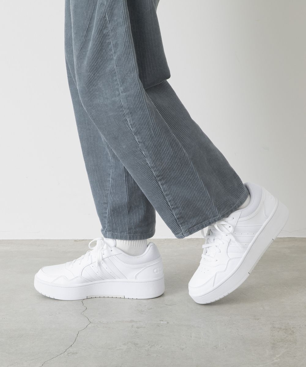 【楽天市場】【クーポン＆P10倍】adidas アディダス HOOPS 3.0 BOLD W レディーススニーカー 厚底 フープス3.0 ...