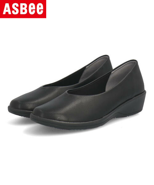 【楽天市場】【クーポン配布中】MALL-WALKING BY PANSY モールウォーキングバイパンジー レディース コンフォートパンプス 超軽量 幅広3E 3453 ブラック シューズ 靴 ...