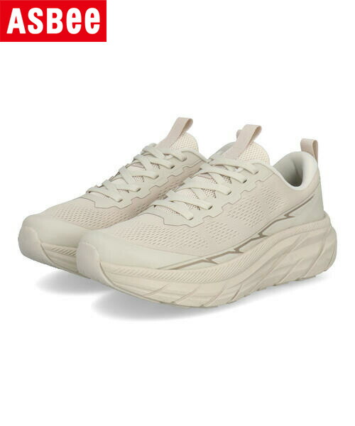 【楽天市場】ATHREAM アスリーム レディース ランニングシューズ 幅広3E 軽量 滑りにくい やわらかやみつきクッション 厚底スニーカー 775101 ベージュ フィットネス ...