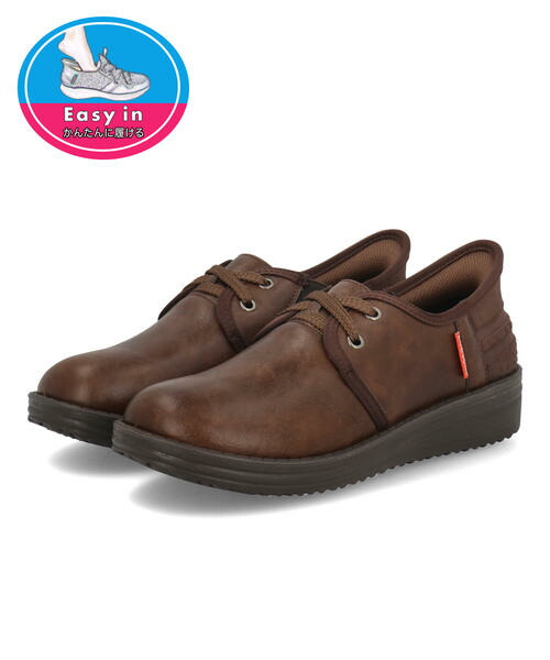 【楽天市場】【クーポン配布中】BOBSON ボブソン レディース EASY-IN レースアップカジュアルシューズ 手を使わずかんたんに履ける ...