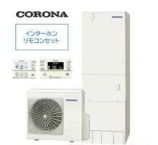 【楽天市場】【CHP-37AZ1-2セット】 コロナ エコキュート 集合住宅用 エマスト付き リモコン・脚部カバー付き フルオート 370L 角型 高圧 CHP-37AZ1-2+RBP ...