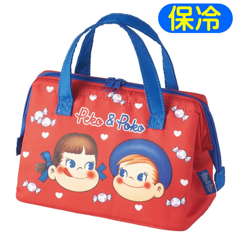 【楽天市場】ランチバッグ ペコちゃん peko がま口 保冷 保温 ランチトート KGA1 保冷バッグ スケーター ぺこちゃん キャラクター グッズ：ashop03