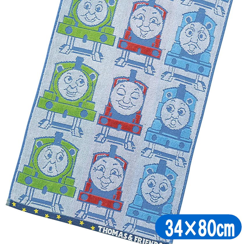 【楽天市場】きかんしゃトーマス フェイスタオル チェンジフェイス 電車 キャラクター ロングタオル 34×80cm 丸眞：ashop03