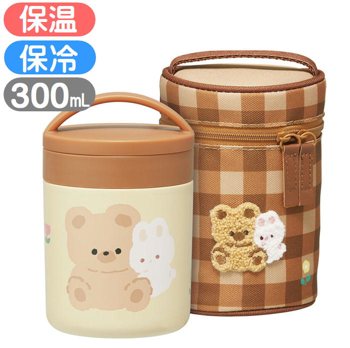 【楽天市場】デリカポット もふもふフレンズ くま うさぎ KLJFC3 スケーター キャラクター 超軽量 保温 保冷 ランチジャー スープジャー スープポット：ashop03