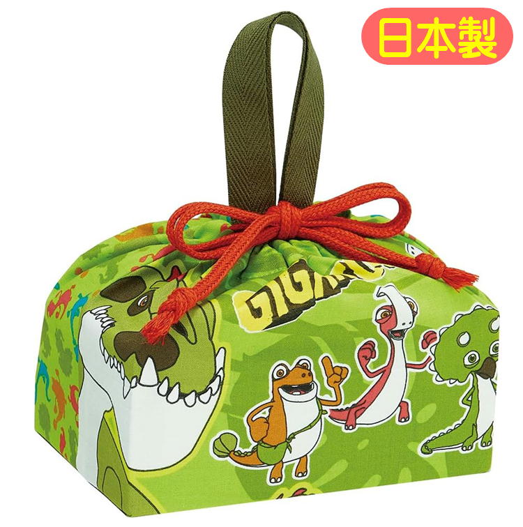 【楽天市場】ランチ巾着 ギガントサウルス KB7 スケーター 日本製 恐竜 キャラクター お弁当袋 巾着 巾着袋 子供 ランチ袋：ashop03