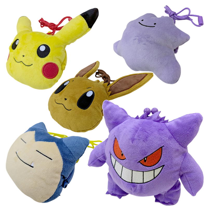 【楽天市場】ポケットモンスター プラがまぐち ネックポーチ ポケモン キャラクター グッズ エスケイジャパン ぬいぐるみ マスコットイーブイ カビゴン ゲンガー メタモン：ashop03