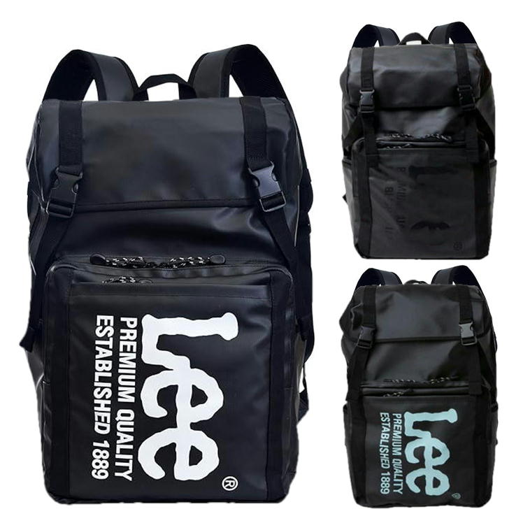 【楽天市場】Lee リュック リー バックパック リュックサック ロゴ フラップカバーリュック 0421056 ブランド デイパック ...